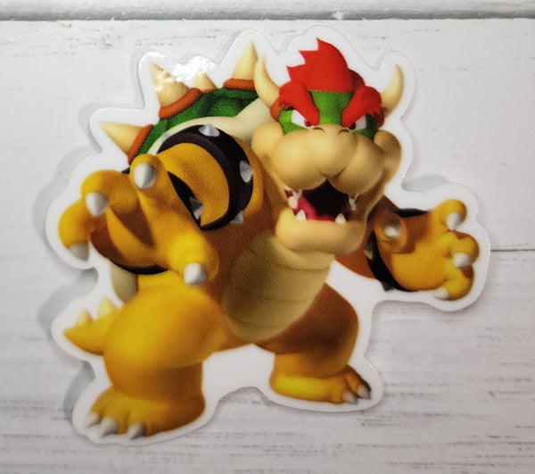 Bowser sticker – Scribbles and Strings